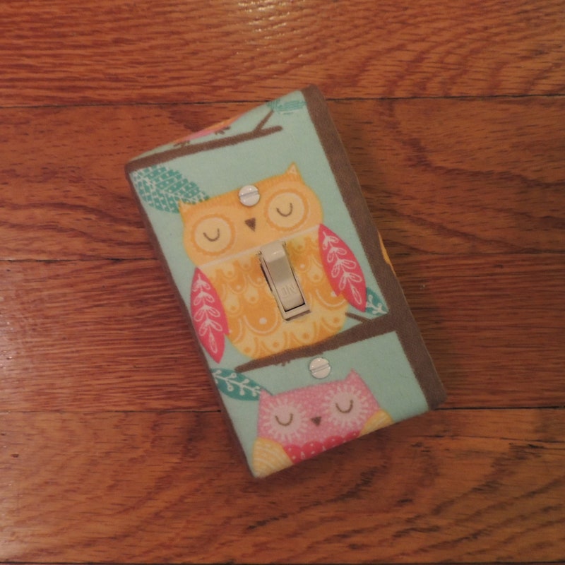 Owl Switch Plate - Etsy