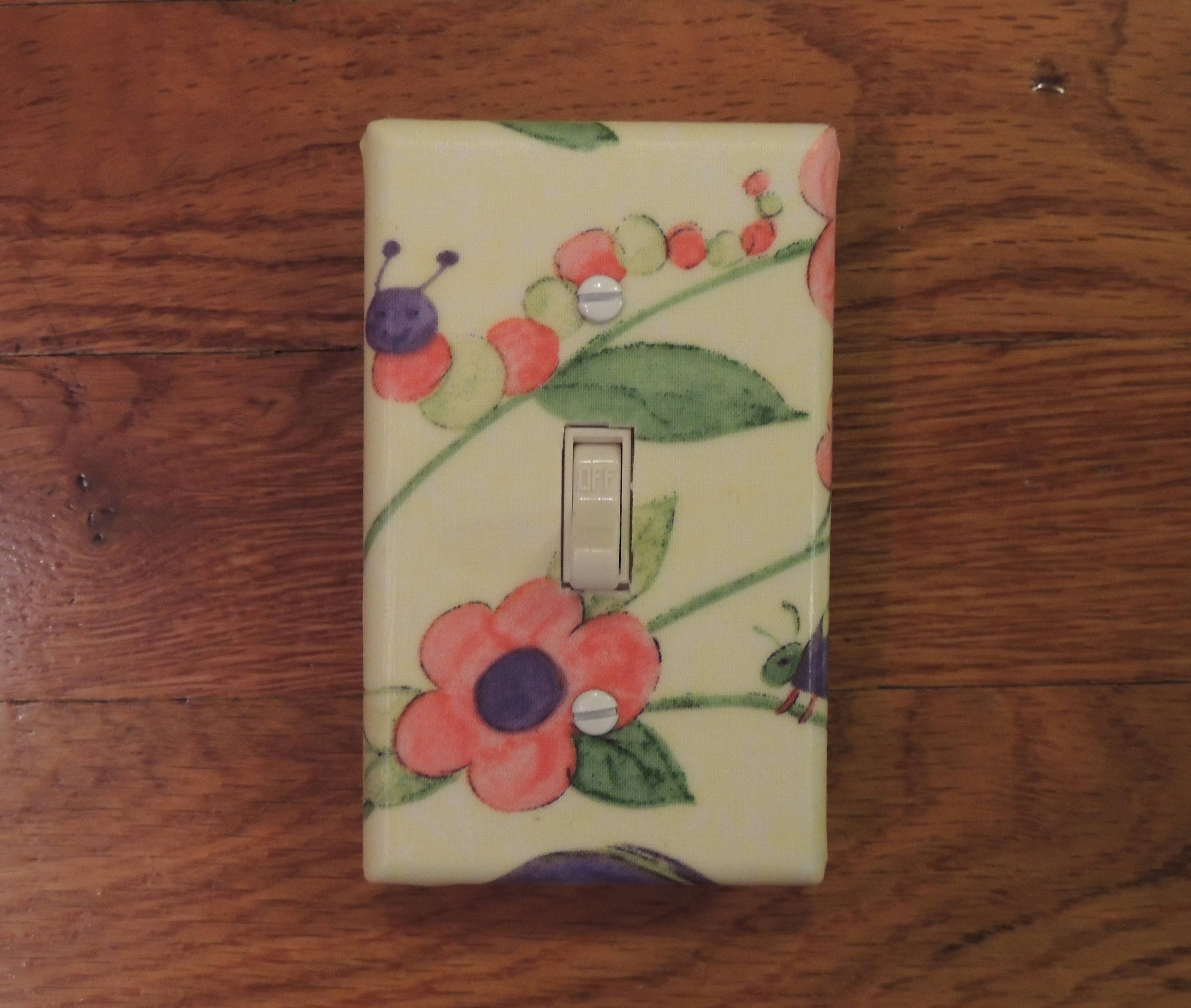 Outdoor Spring Floral Scene Light Switch Plate or Outlet Cover - Etsy