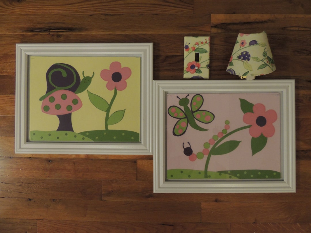 Spring Outdoor Floral Scene Room Decor Gift Set W/ Flowers & - Etsy