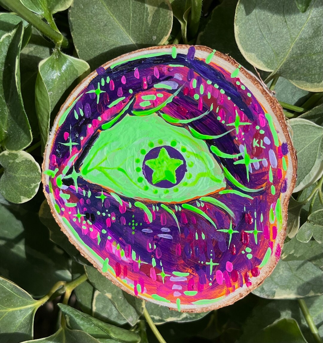 Radioactive Original Acrylic Painting - Etsy