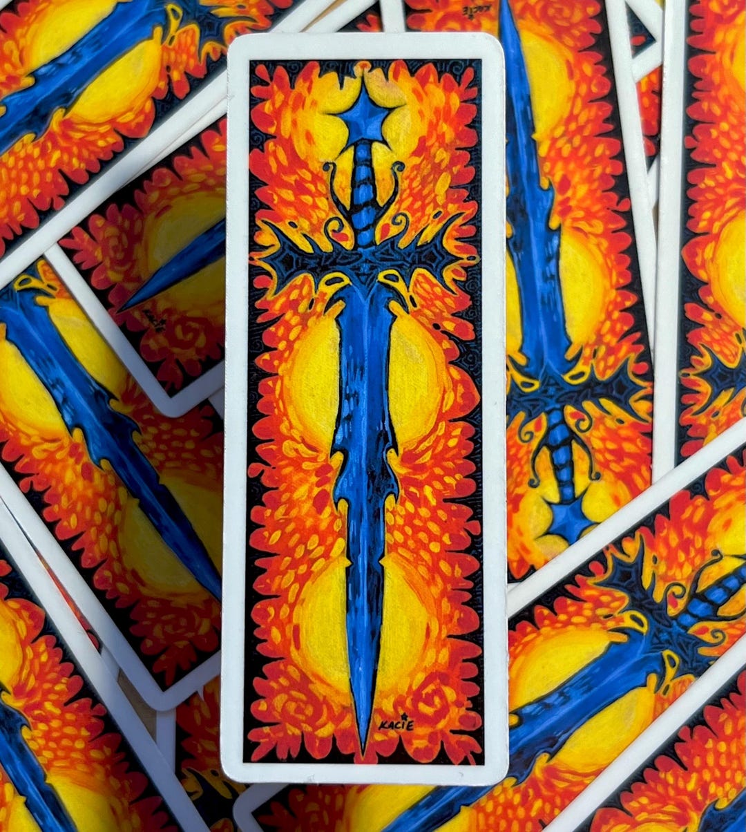 Sword of 3 Suns - Vinyl Sticker Art - Etsy