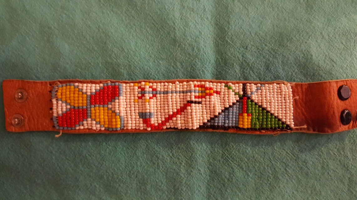 Antique Native American Wrist Band - Etsy