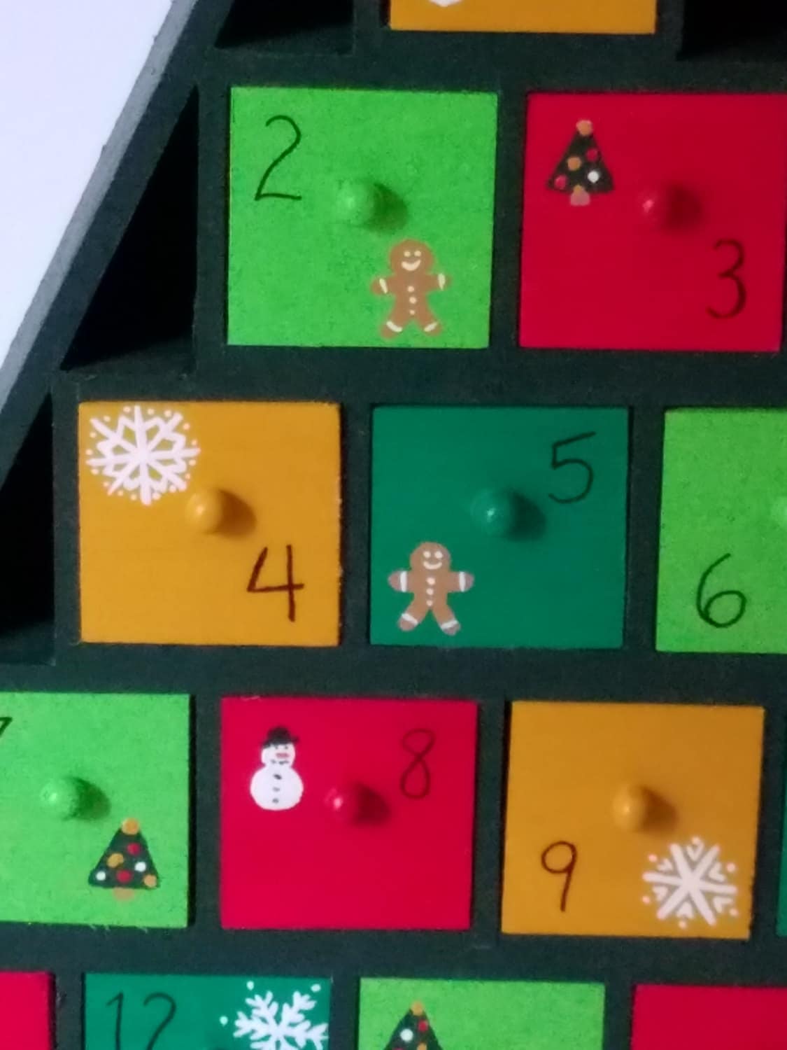 Advent Calendar Tree - Basic Christmas Themed - Etsy