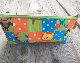 Monkey Pencil Case - Etsy