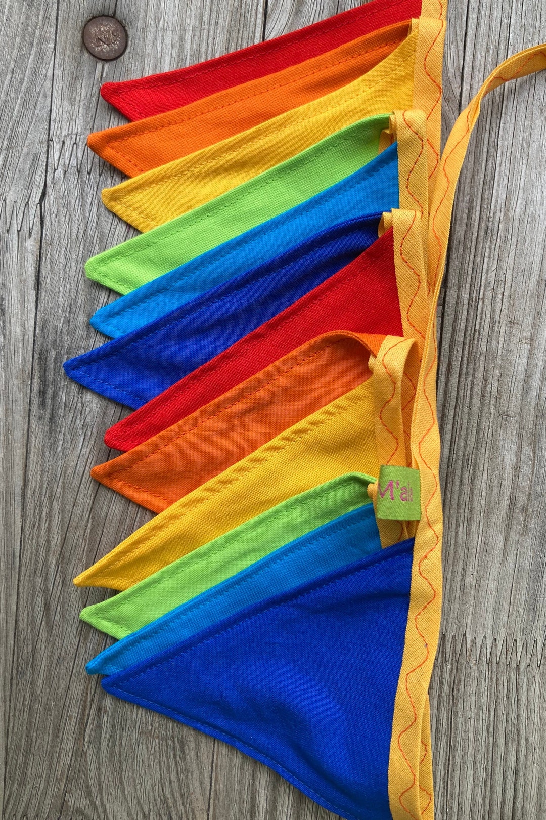 NEW Pennant Chain Colored Small 2.65 M - Etsy