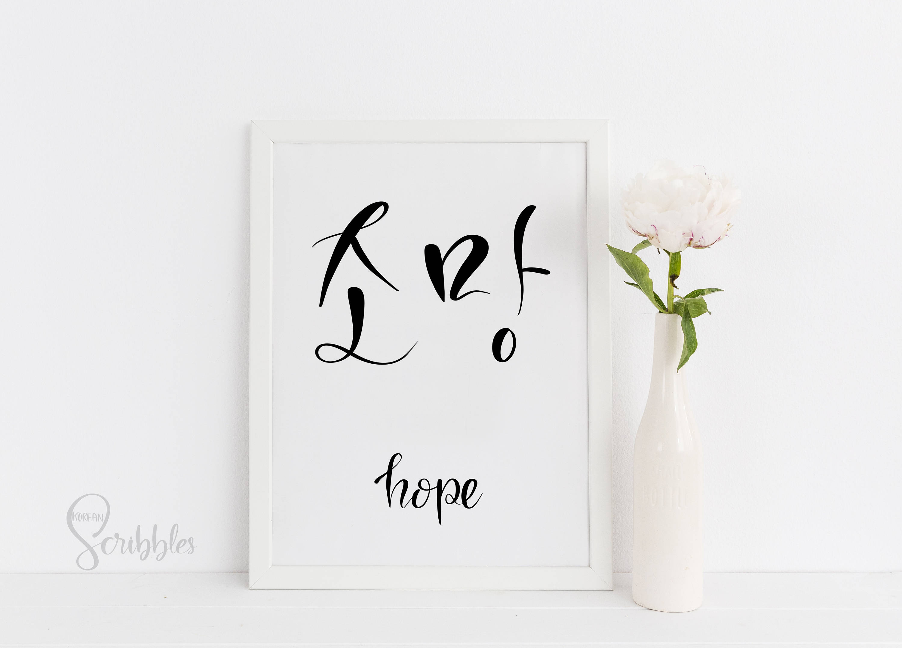 Faith hope love Art design Gift for her Desk deco | Etsy