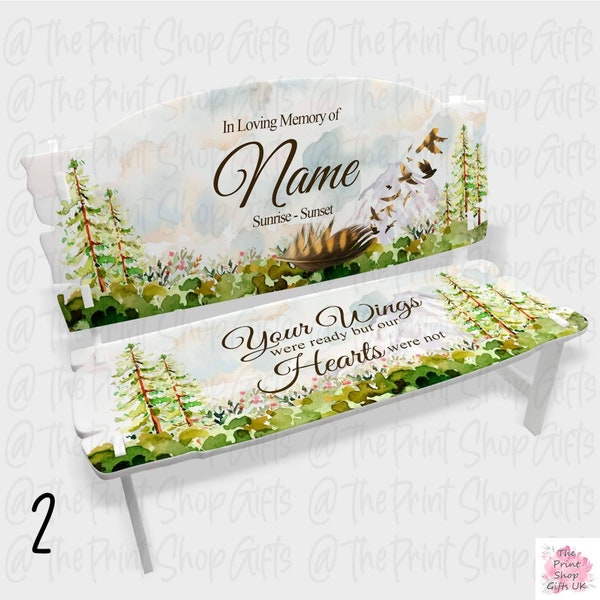 Memorial Butterfly Bench - Etsy