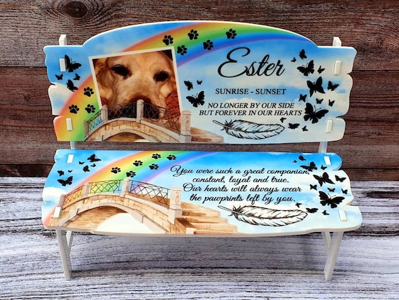 Rainbow Bridge Butterfly Memorial Photo Ornament - Etsy