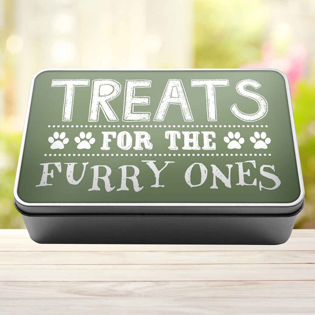 Sage Green Treat Box for Dog, for Cat, Gift for Pets, Dog Lovers ...