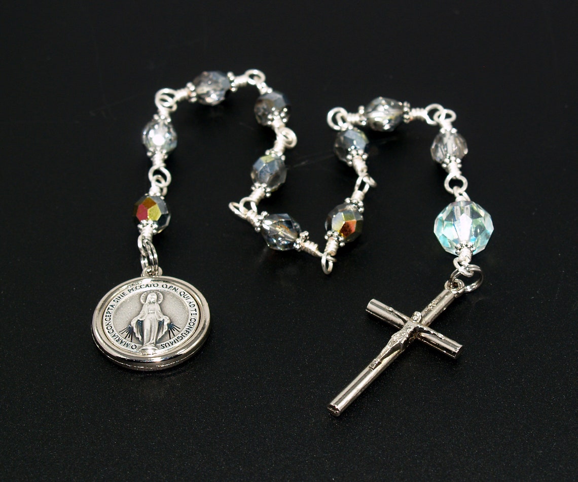 Miraculous Medal One Decade Rosary, Catholic Rosary, Tenner Rosary ...