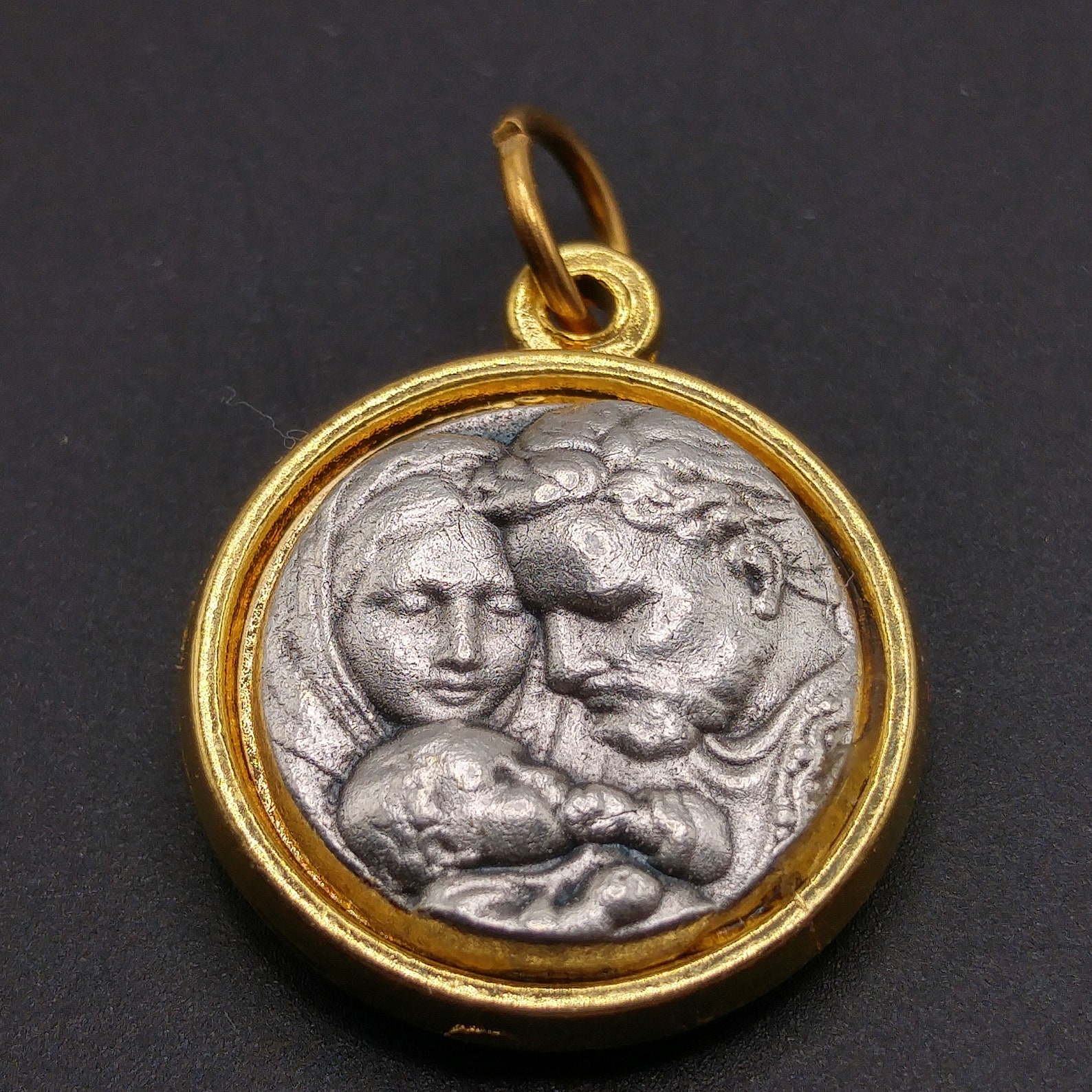 Two Toned Holy Spirit Holy Family Two Sided Medal, 3/4 Inch, Each Medal ...