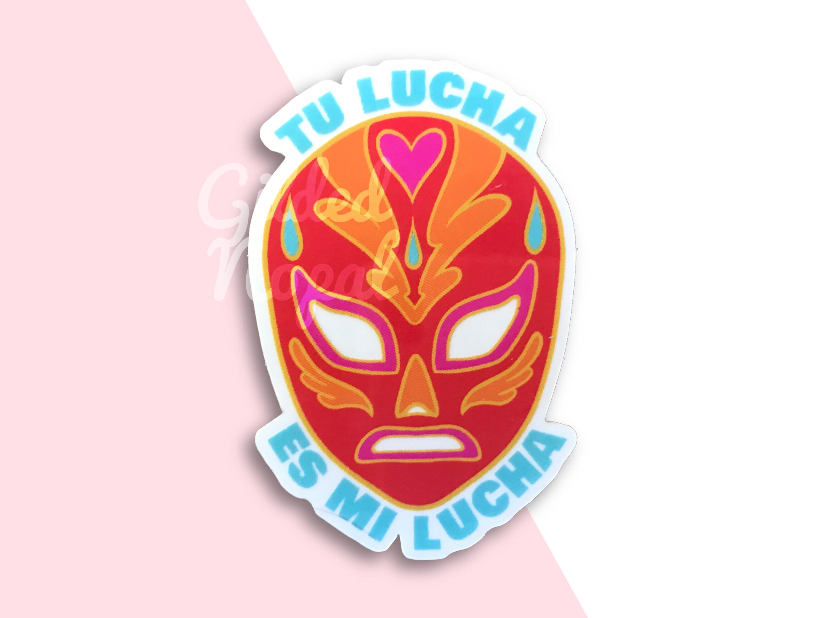 Tu Lucha Es Mi Lucha Sticker // Luchadora Vinyl Sticker // - Etsy