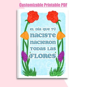 Las Mañanitas Birthday Card Printable PDF Adobe Express Mexican Happy ...