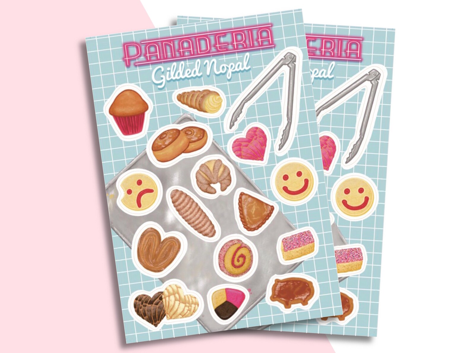 Pan Dulce Sticker Sheet Concha Heart Sticker Pan Dulce Vinyl - Etsy