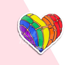 Heart Concha Decal - Etsy