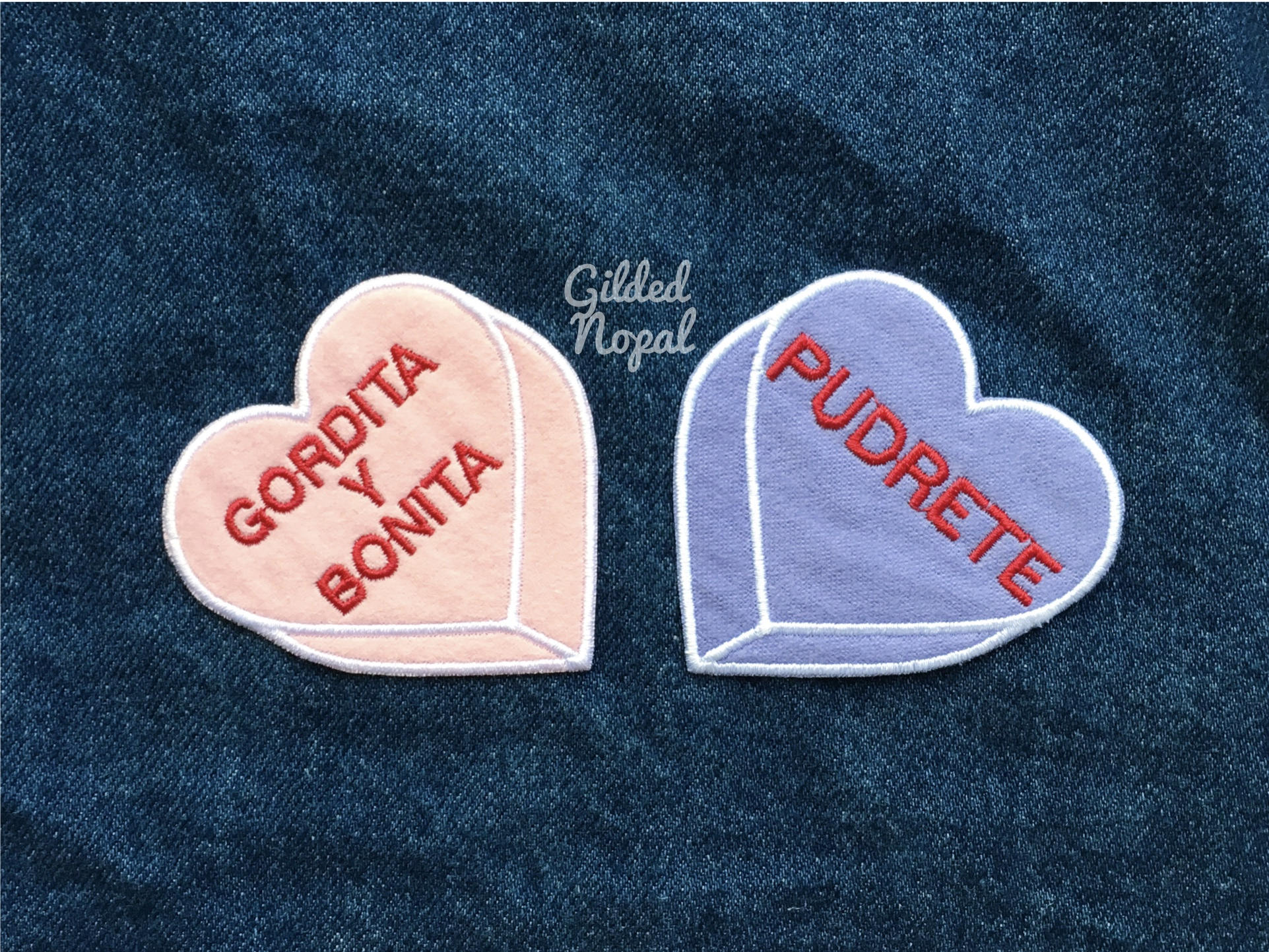 Gordita Y Bonita Patch // Fat and Beautiful Iron-on // Self | Etsy