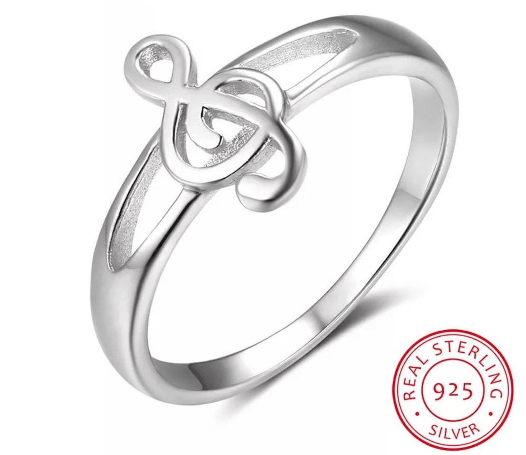 Music Note Ring, Musical Note Gifts, Musician Gifts, Piano Player Gifts ...