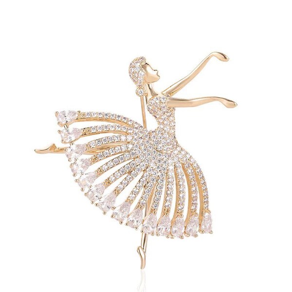 Ballerina Brooch - Etsy