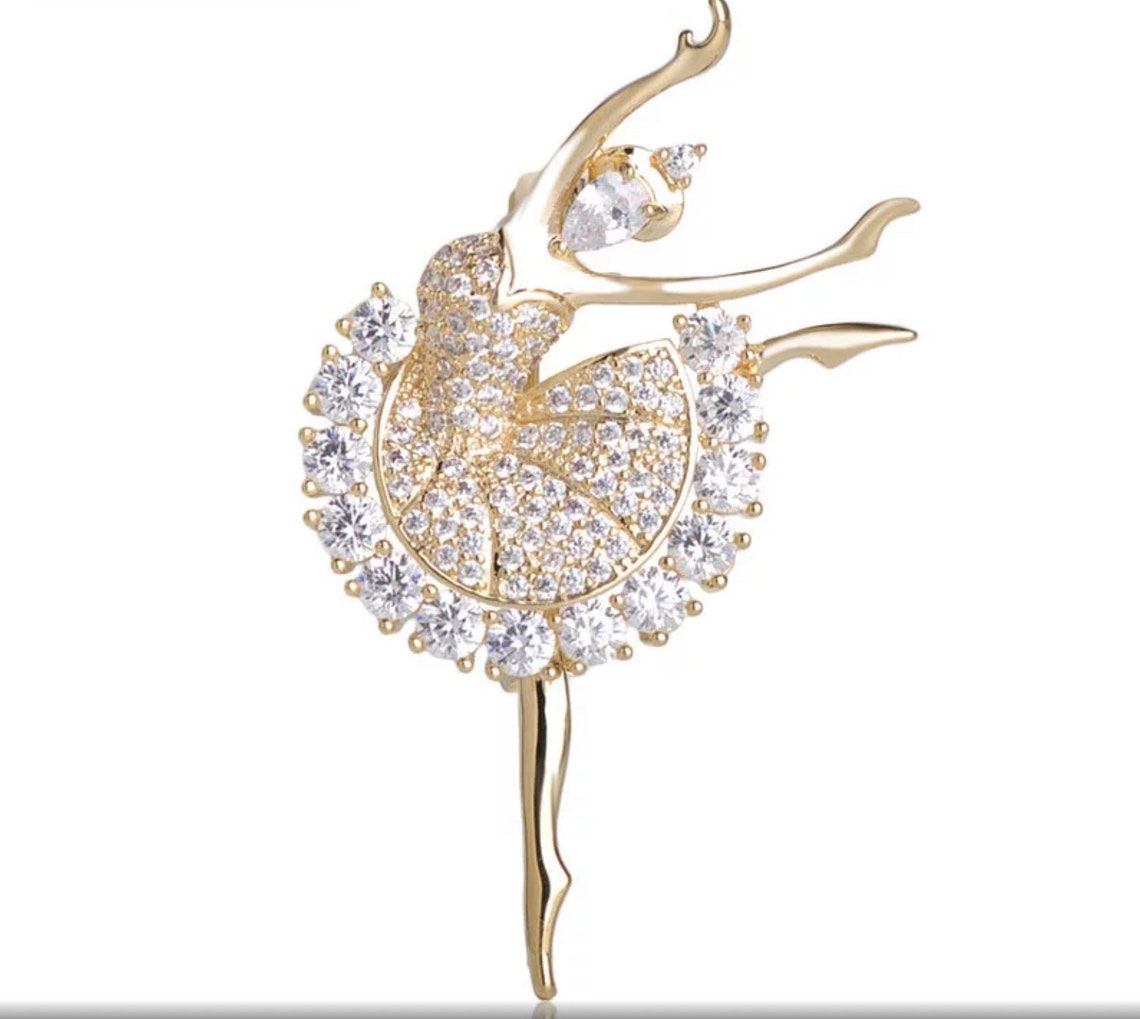 Ballerina Brooch. Dancer Brooch. Ballet Dancer Brooch. - Etsy UK