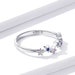 Sterling Silver Star Ring Star Stackable Ring Solar System - Etsy UK
