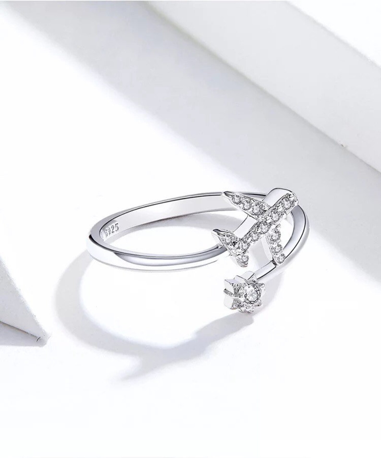 Airplane Ring Airplane Jewellery Travel Gifts Flight - Etsy UK