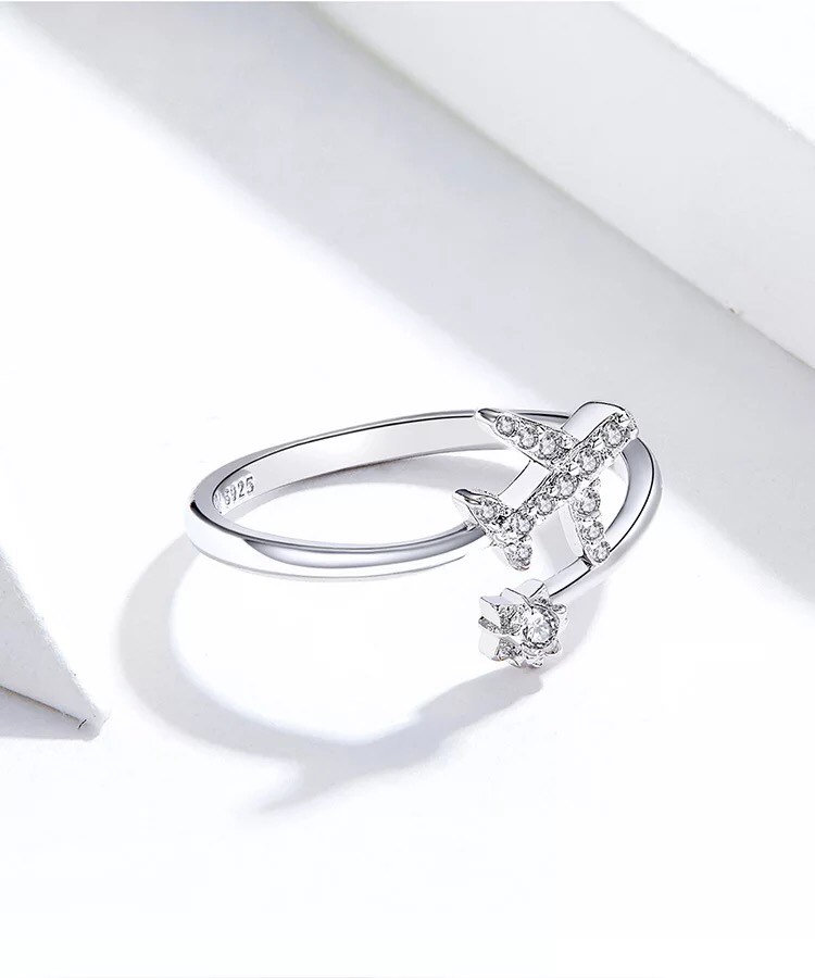 Airplane Ring Airplane Jewellery Travel Gifts Flight - Etsy UK