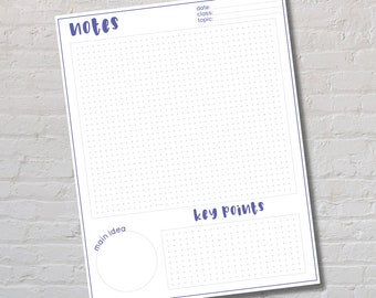 Mind Mapping Template - Etsy