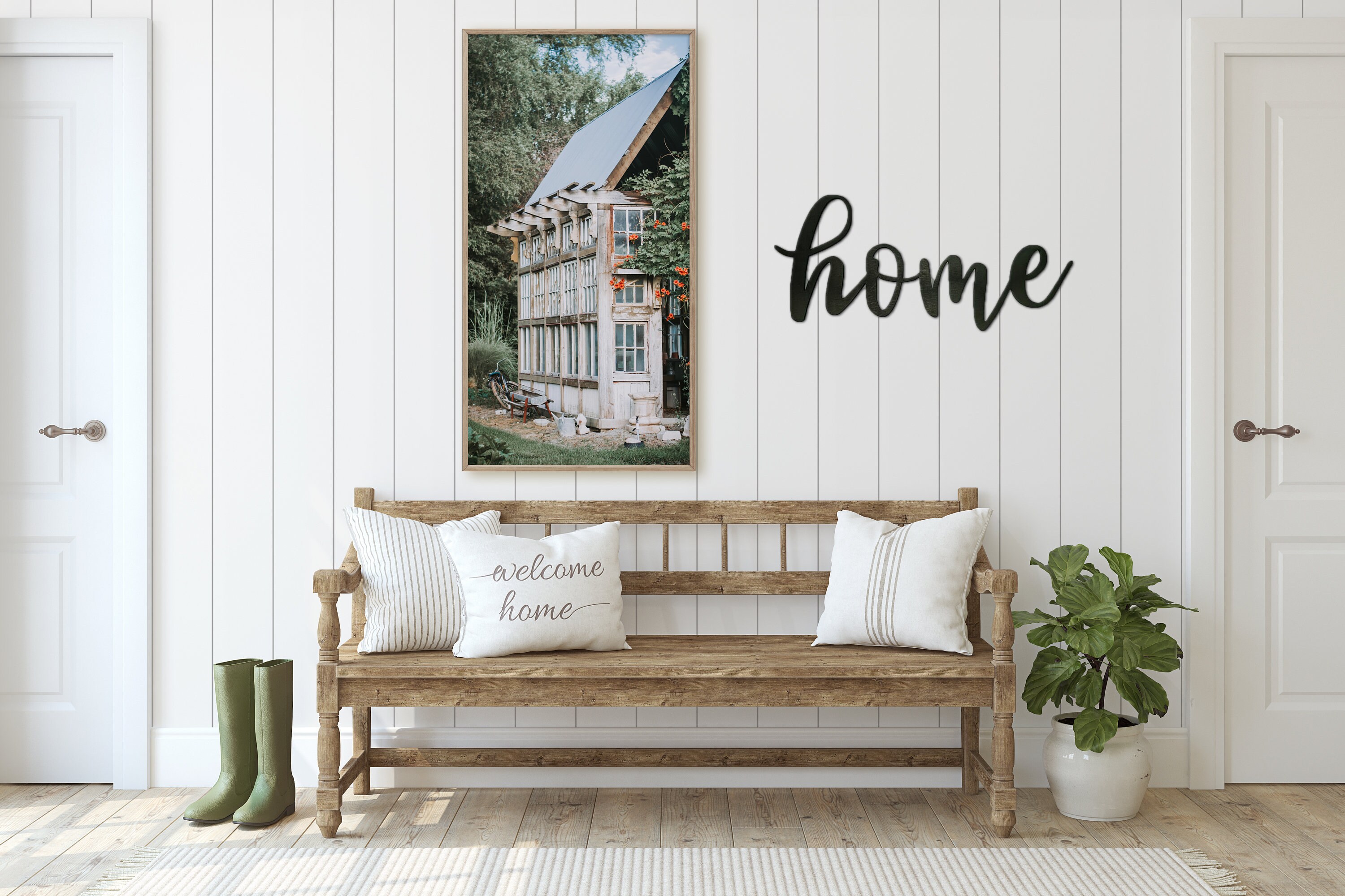 Greenhouse Digital Download – Rustic Garden Wall Art – Country ...