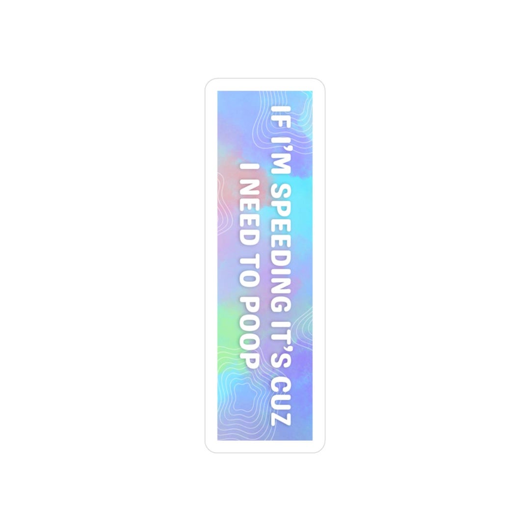 Poop Vinyl Bumper Sticker - Etsy