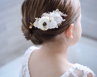 Flower girl hair accessories | Etsy