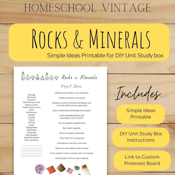 Rocks and Minerals - Etsy