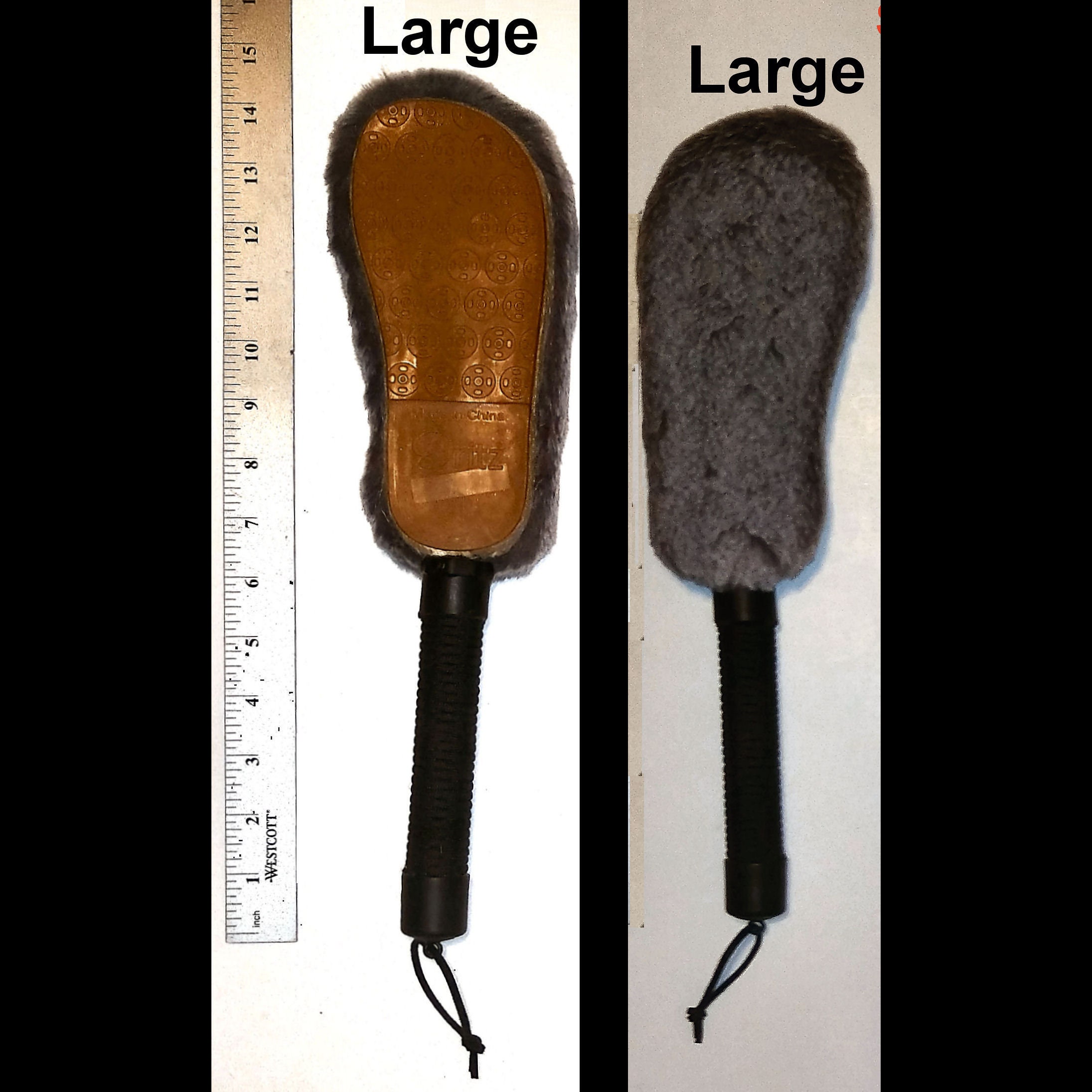 Rubber Sole Shoe Paddle / Soft Fur Side Pleasure or Pain - Etsy UK