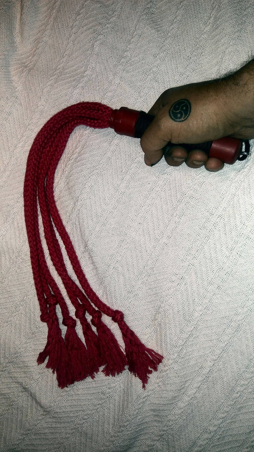 LOOK! Basic Rope Flogger. Now Available With Red or Black Rope Falls ...