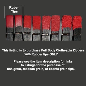 Full Body Clothespin Zipper Torture- 24 Rubber Tipped Clothespins on 8 ...