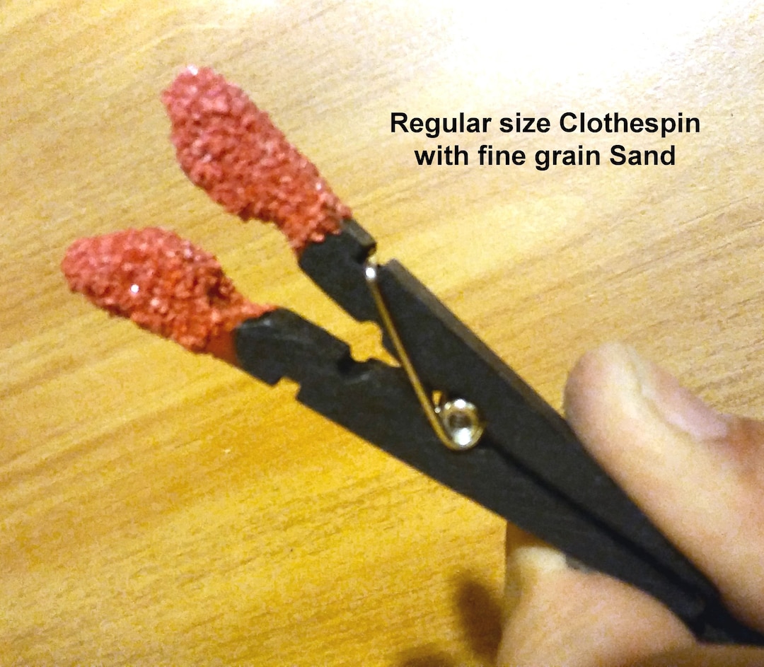 Vicious Sand and Rubber Tipped Clothespin Nipple Clamps/clips (regular ...