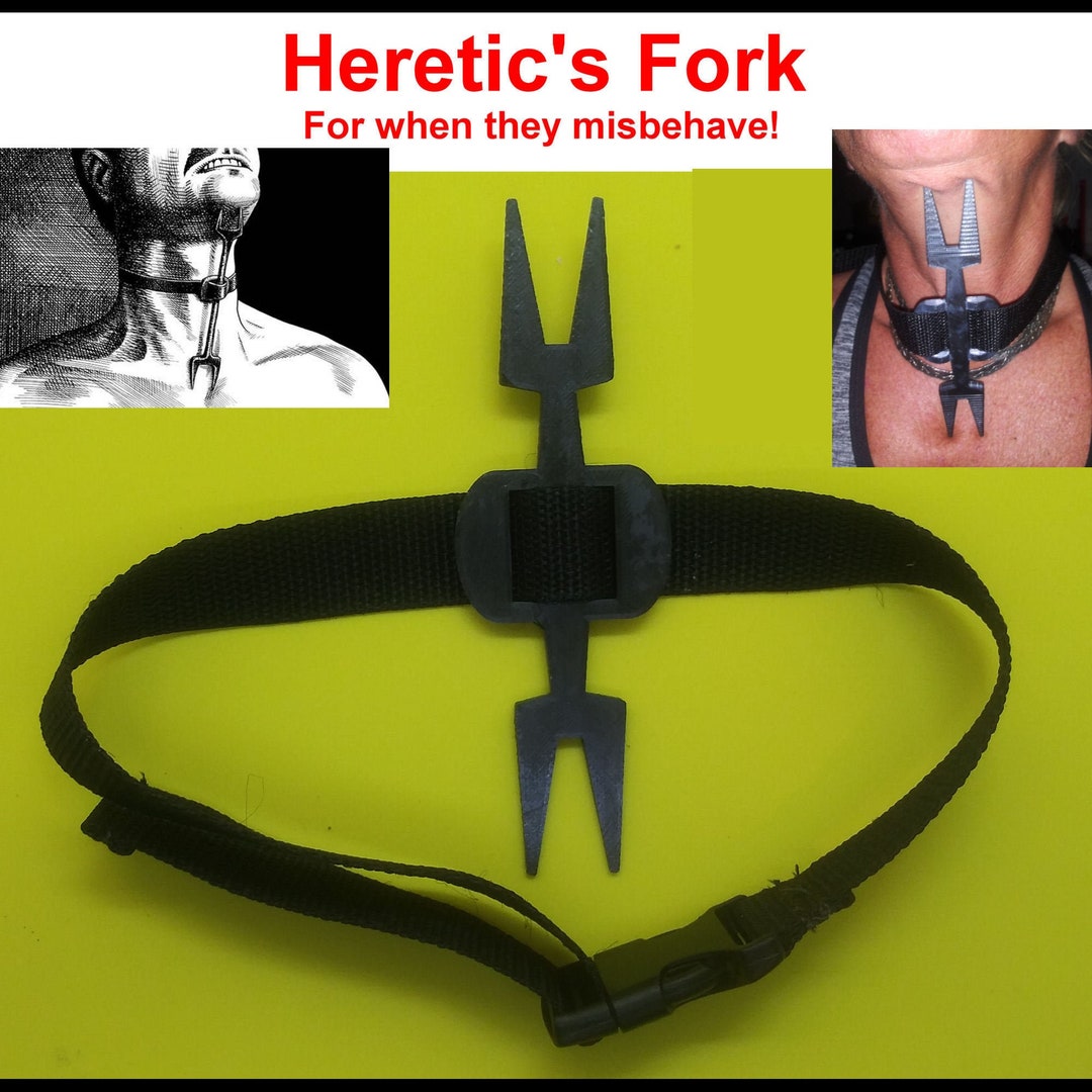 Medieval Torture Device Heretics Fork Bdsm Control Punishment