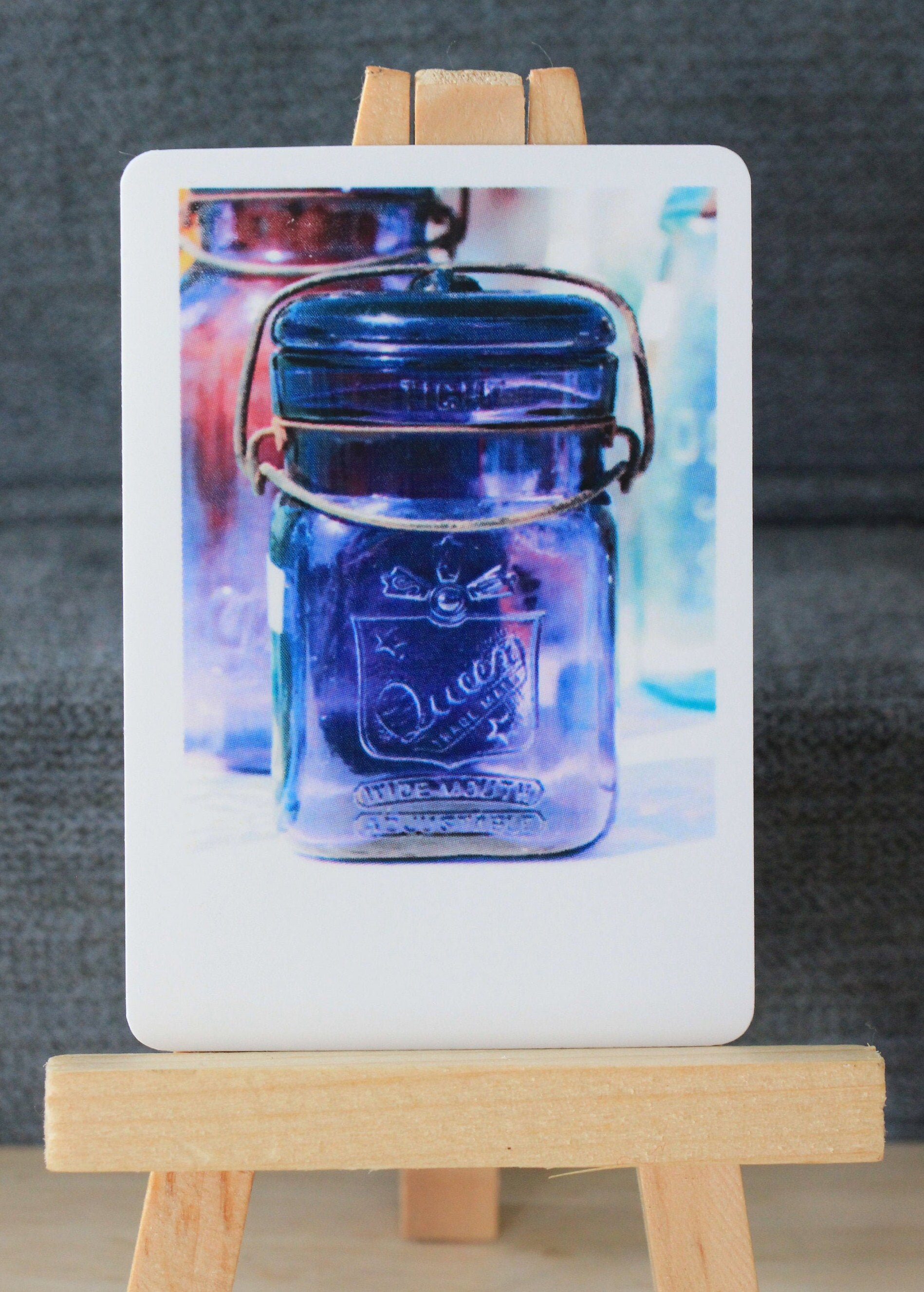 Purple Queen Jar - Polaroid Inspired Photo Sticker - Original Photo ...