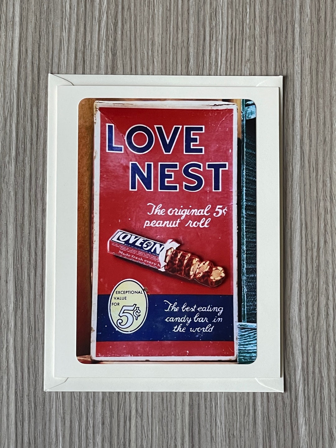 Love Nest Candy Bar Box 3D Photo Greeting Card - Unique Greeting Card ...