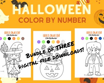 Color by Number Bundle - Etsy