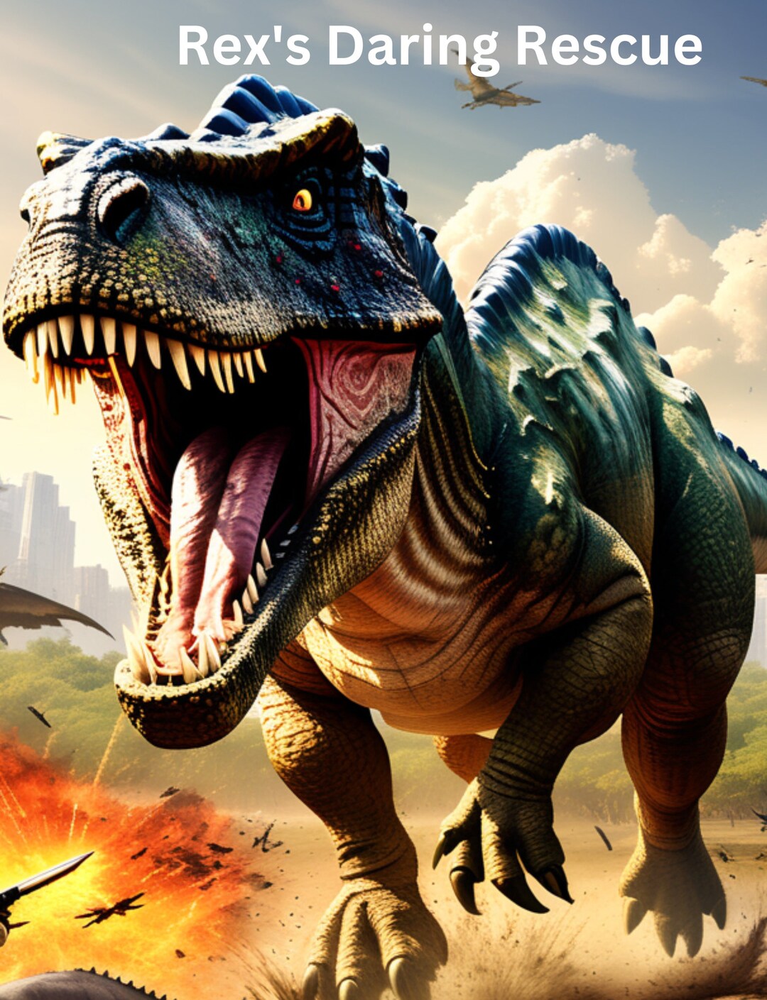 Rex's Daring Rescue Story Book is Great for Any Child That Loves ...