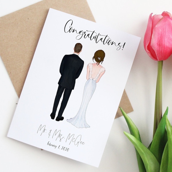 Custom Wedding Card - Etsy
