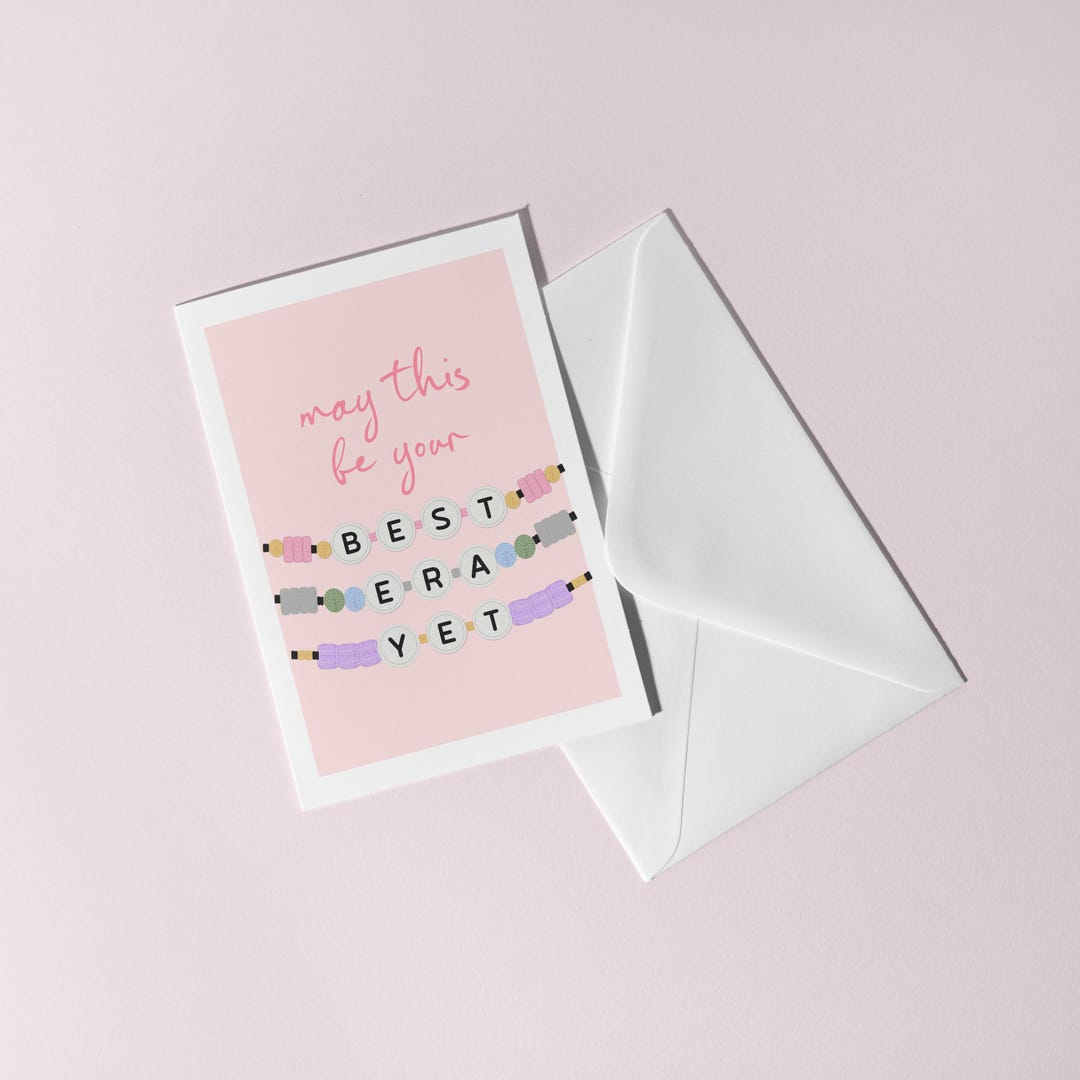 May This Be Your Best Era yet | Birthday Card | Congratulations ...