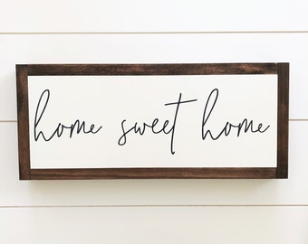 Home sweet home sign | Etsy