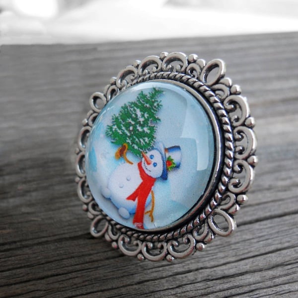 Christmas Ring - Etsy