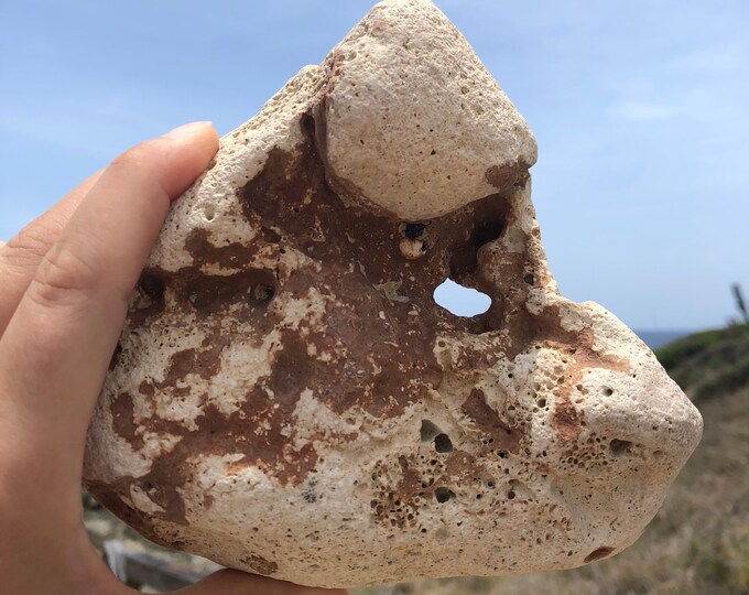 Natural Beach Stone Holes, Good Luck Stones, Sea Stone Decor, Hag ...