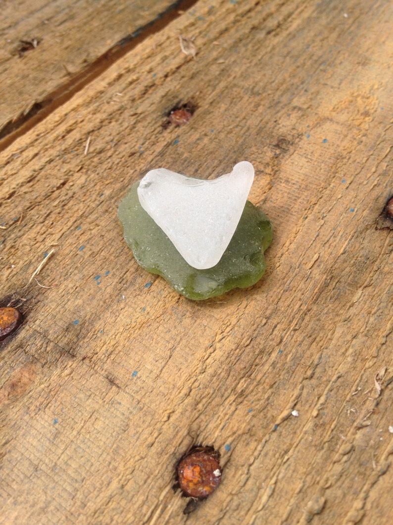 Heart Sea Glass Beach Glass Authentic Sea Glass Natural Sea - Etsy