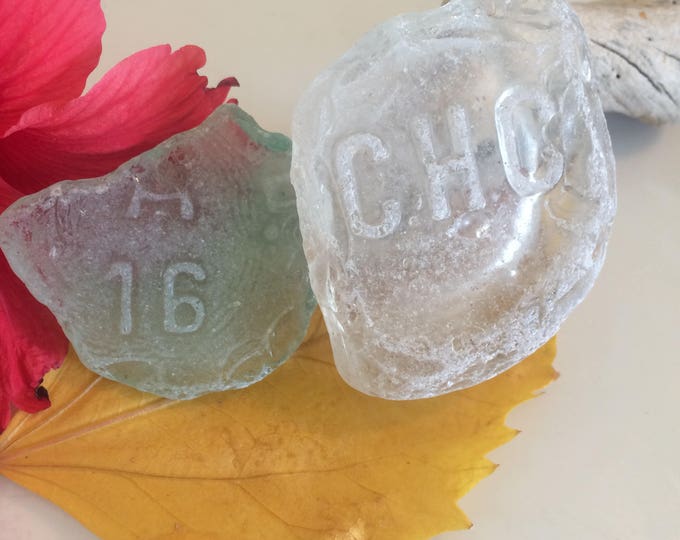 Aqua Sea Glass Text Text Sea Glass Craft Supplies Jewelry - Etsy