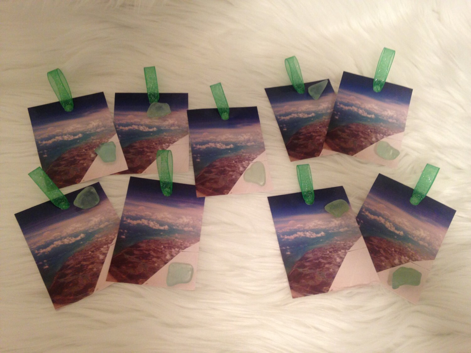 Sea Glass Gift Tags Party Tags Beach Theme Tags Gift Tags | Etsy