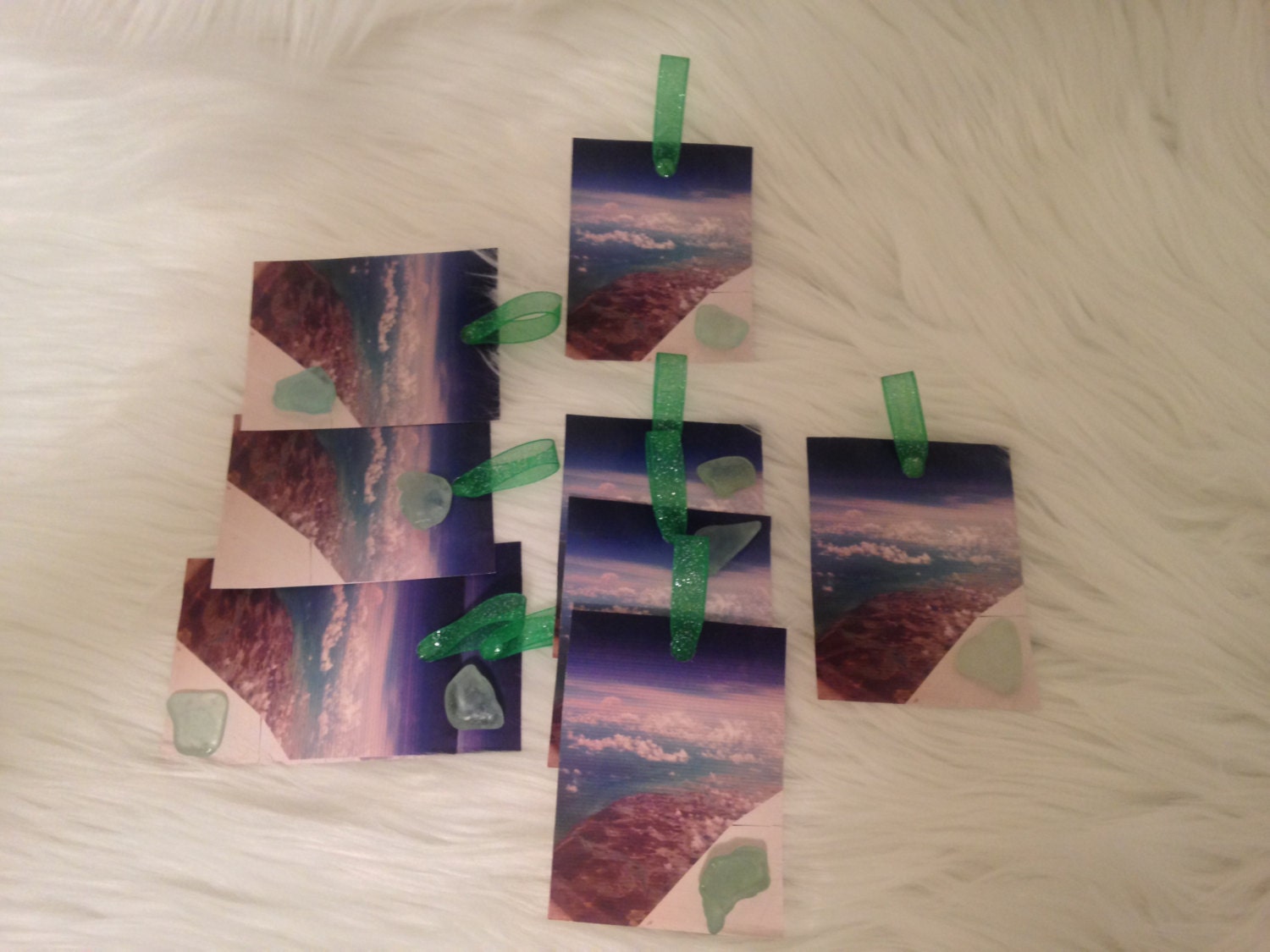 Sea Glass Gift Tags Party Tags Beach Theme Tags Gift Tags | Etsy