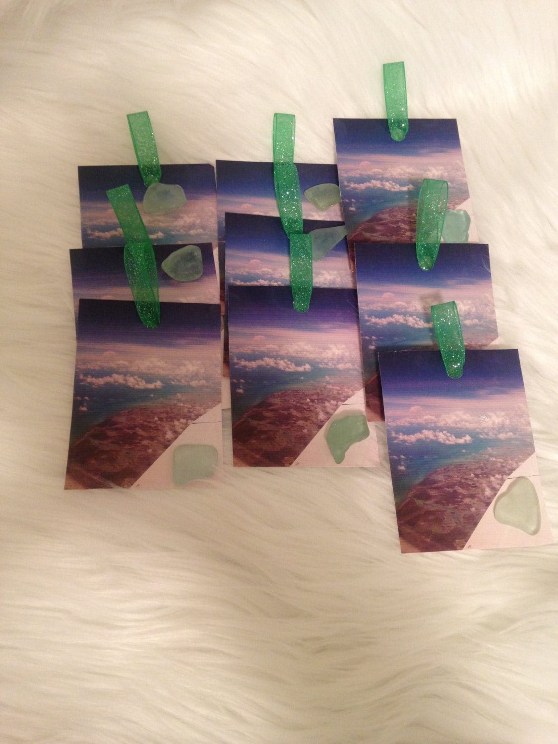 Sea Glass Gift Tags Party Tags Beach Theme Tags Gift Tags | Etsy